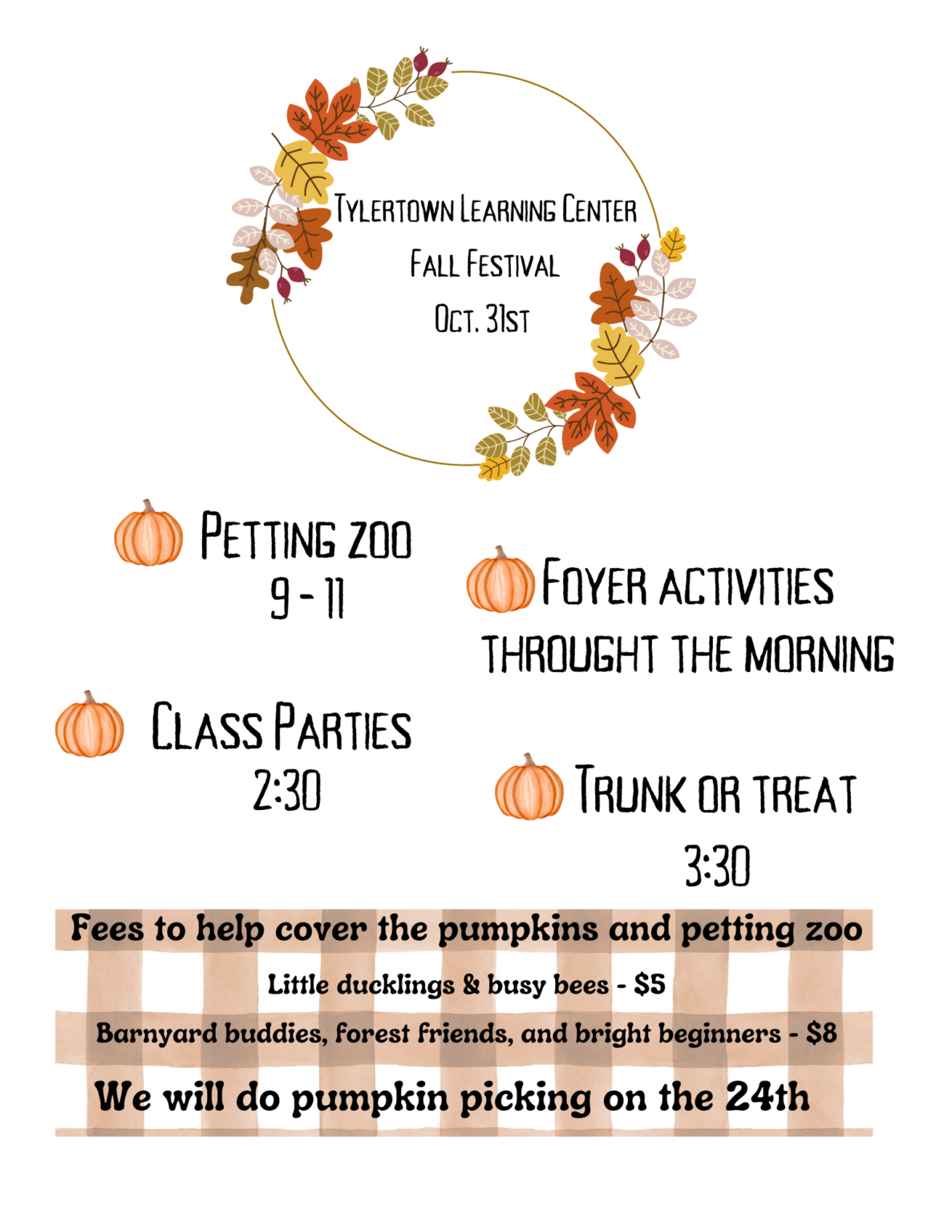 Fall Fest 2024 – Tylertown Learning Center